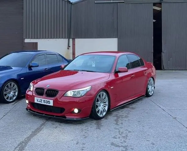 BMW E60 Front Splitter GLOSS BLACK – SCL Autostyling